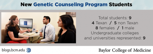 Welcome new Genetic Counseling Program students!