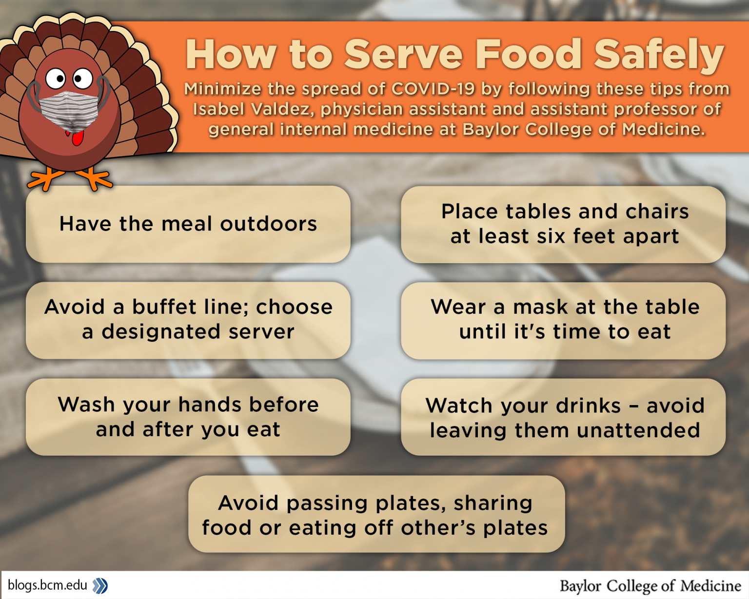 How to serve food safely this holiday season