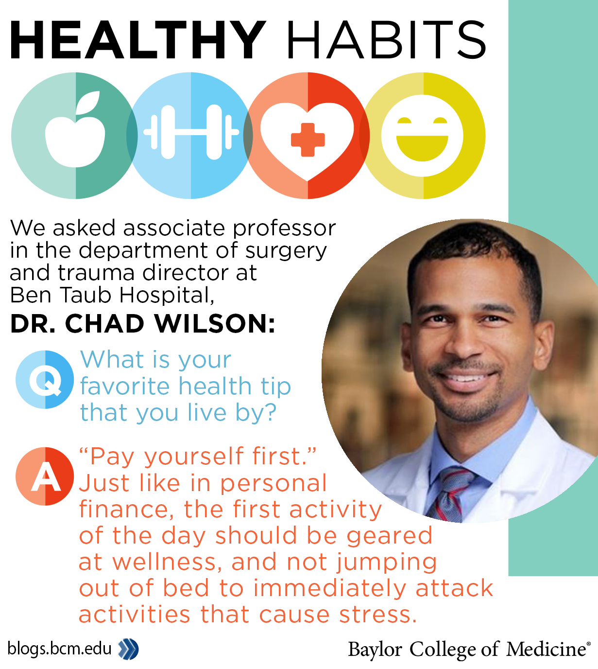 Healthy Habits: Dr. Chad Wilson enjoys running, golfing - Baylor ...