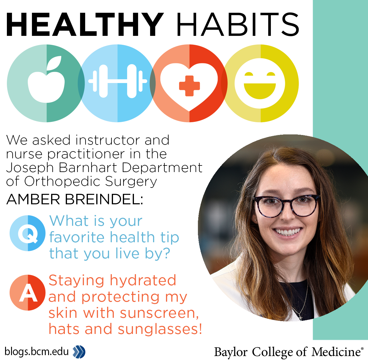 Healthy Habits: Amber Breindel enjoys spin classes, upper body strength ...
