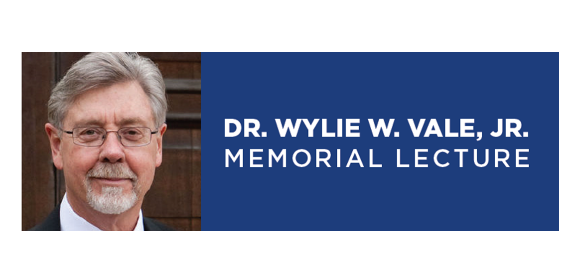 Dr. Wylie W. Vale, Jr. Memorial Lecture celebrates and inspires research